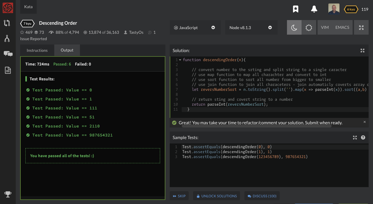 GitHub - slavo3dev/jspractice: practicing JavaScript - algorithams