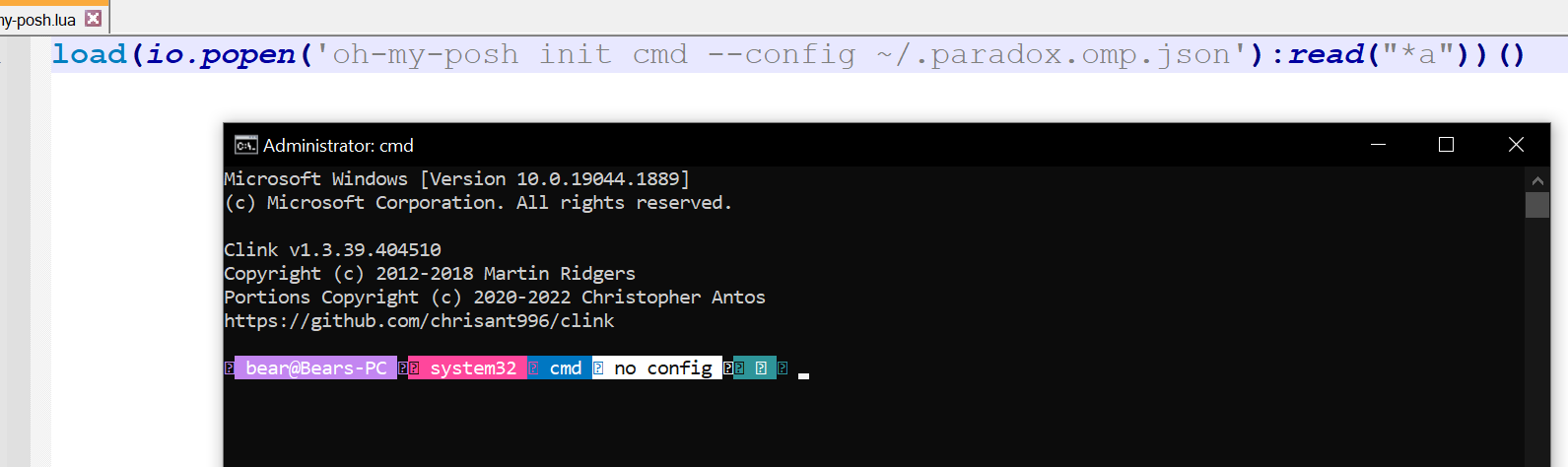 Noob needs help getting things going. · JanDeDobbeleer oh-my-posh · Discussion #2687 · GitHub