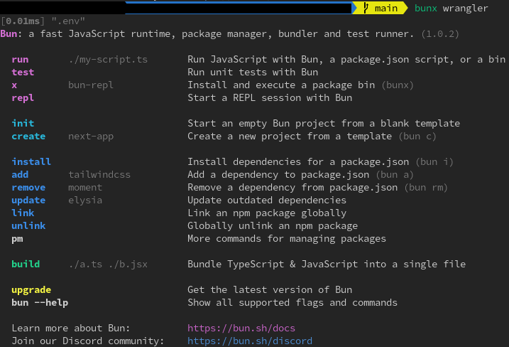 `bunx wrangler` and `bun run dev` after reboot shows bun help · Issue #5543 · oven-sh/bun · GitHub