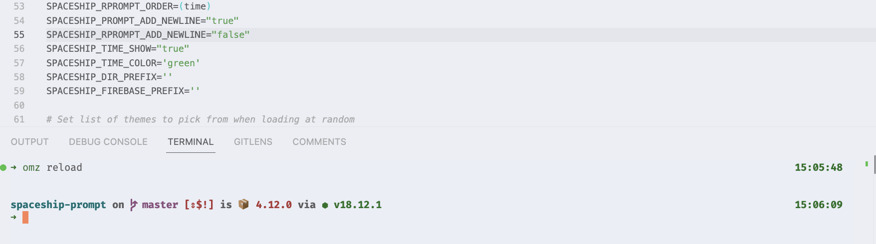 Unexpecterd 2 Lines Of Prompt · Issue 1177 · Spaceship Prompt Spaceship Prompt · Github