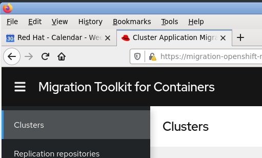 Tab is still labeled Cluster Application Migration · Issue #1025 · migtools/mig-ui · GitHub