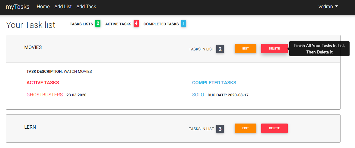 GitHub - VedranBrendy/mytasks