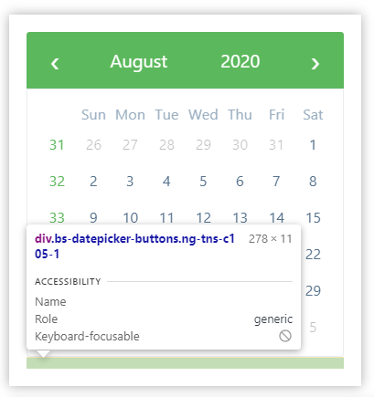 [datepicker] Asymmetrical paddings and unecessary border when not using today or clear button ...