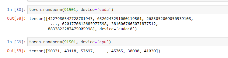 [Bug] cuda version of torch.randperm(n) generate all zero/negative/large positive values for ...