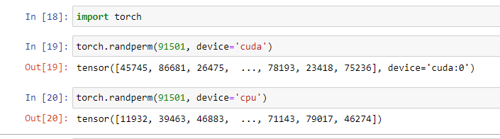 [Bug] cuda version of torch.randperm(n) generate all zero/negative/large positive values for ...