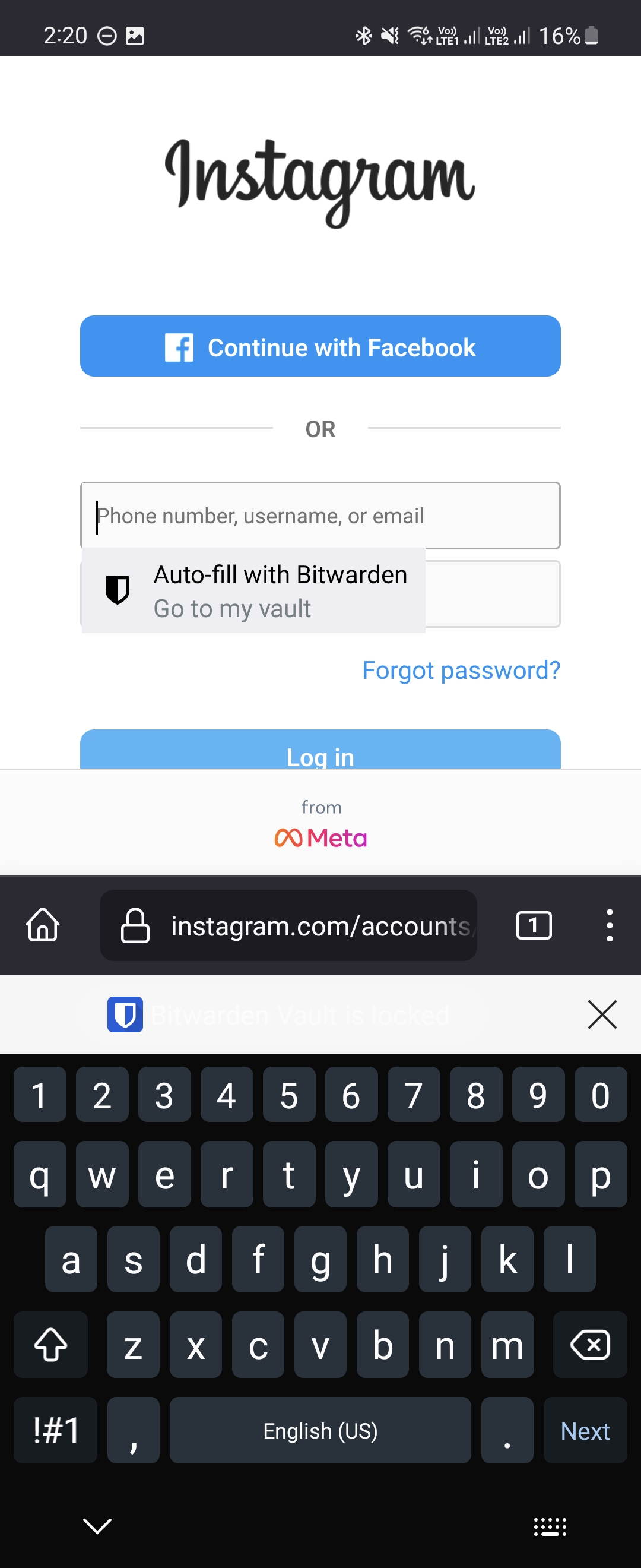 Login suggestions are squished vertically when Bitwarden is locked. Unreadable. · Issue #2829 ...