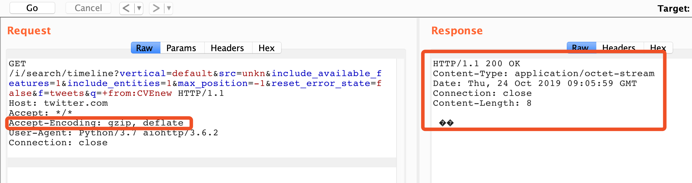question】i cannot search CVEnew account's tweets · Issue #557 · twintproject/twint · GitHub