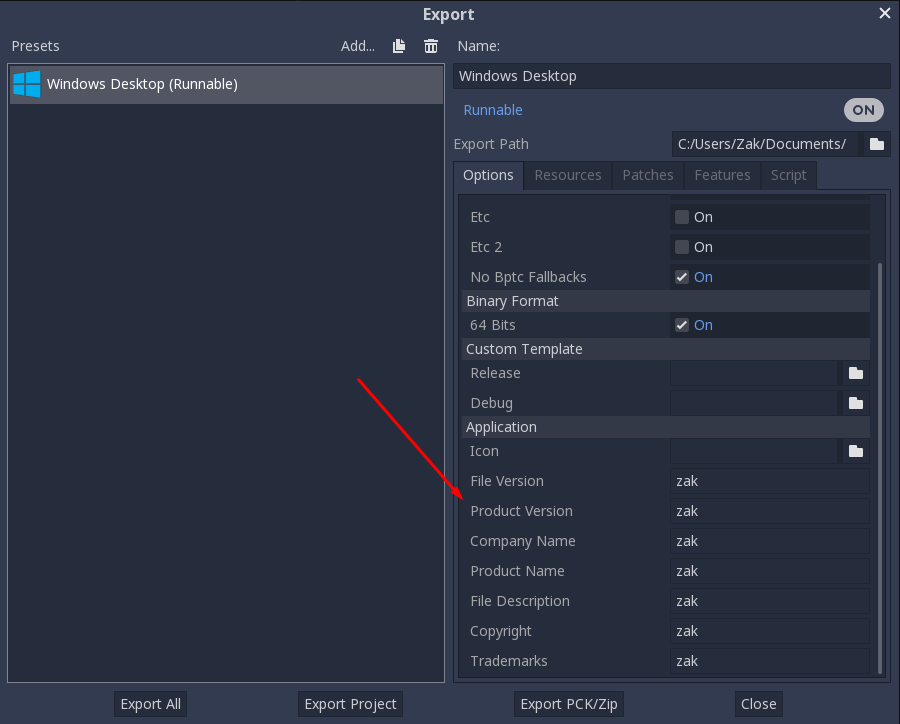 Exported executable shows "Godot Engine editor" in task manger. · Issue #29569 · godotengine ...