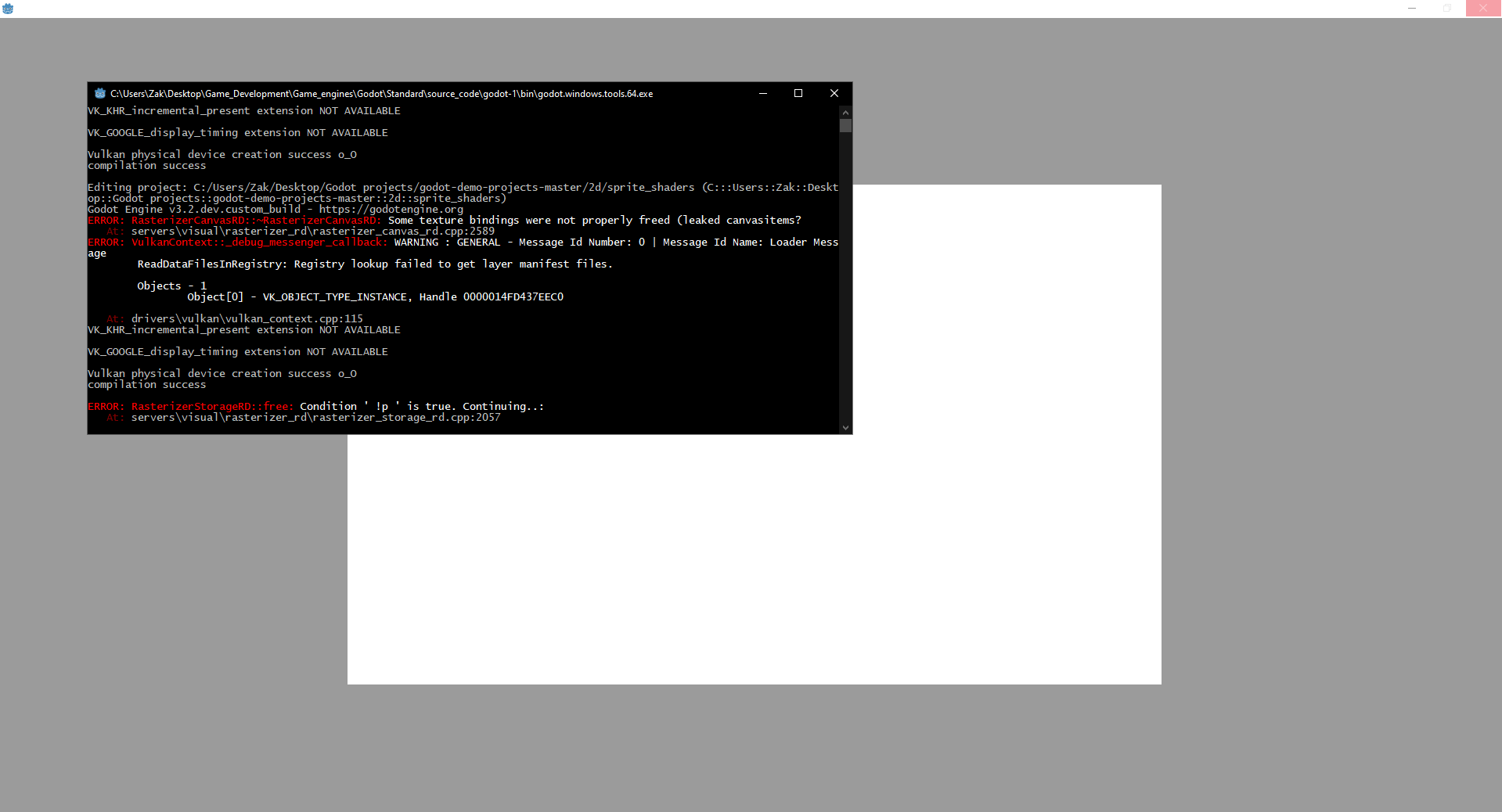 Vulkan: Crash · Issue #33592 · godotengine/godot · GitHub