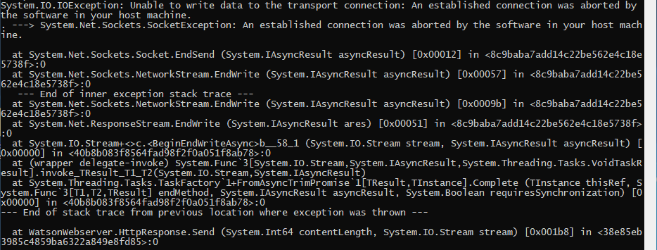 Downloading files 500 error · Issue #37 · dotnet/WatsonWebserver · GitHub