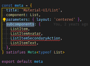 [Bug]: Types for `subcomponents` in `Meta` are broken (React) · Issue ...