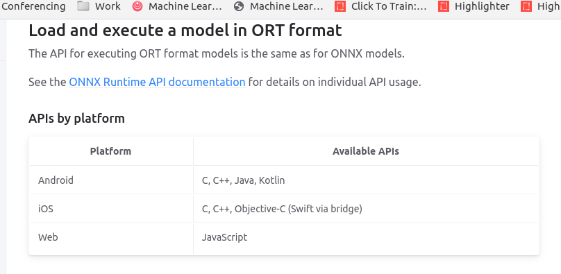 Broken Link On Docs Page · Issue 13218 · Microsoft Onnxruntime · Github