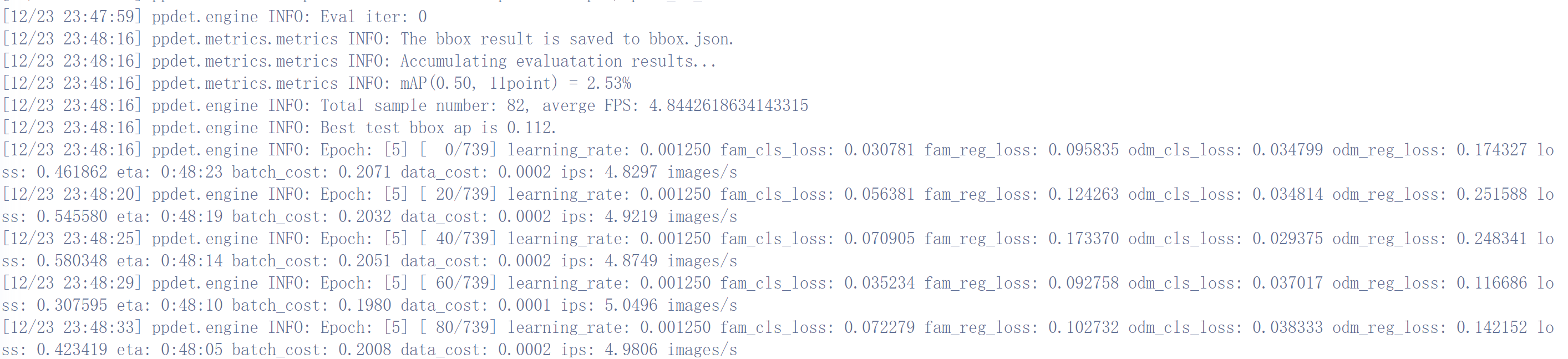 s2anet训练 mAP过低 · Issue #4993 · PaddlePaddle/PaddleDetection · GitHub