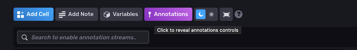 Annotations: Annotation toggle button on hover text message is wrong ...