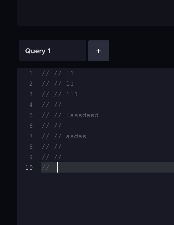 Uncommenting Lines In Data Explorer Query Builder Doesnt Work As Expected · Issue 5643