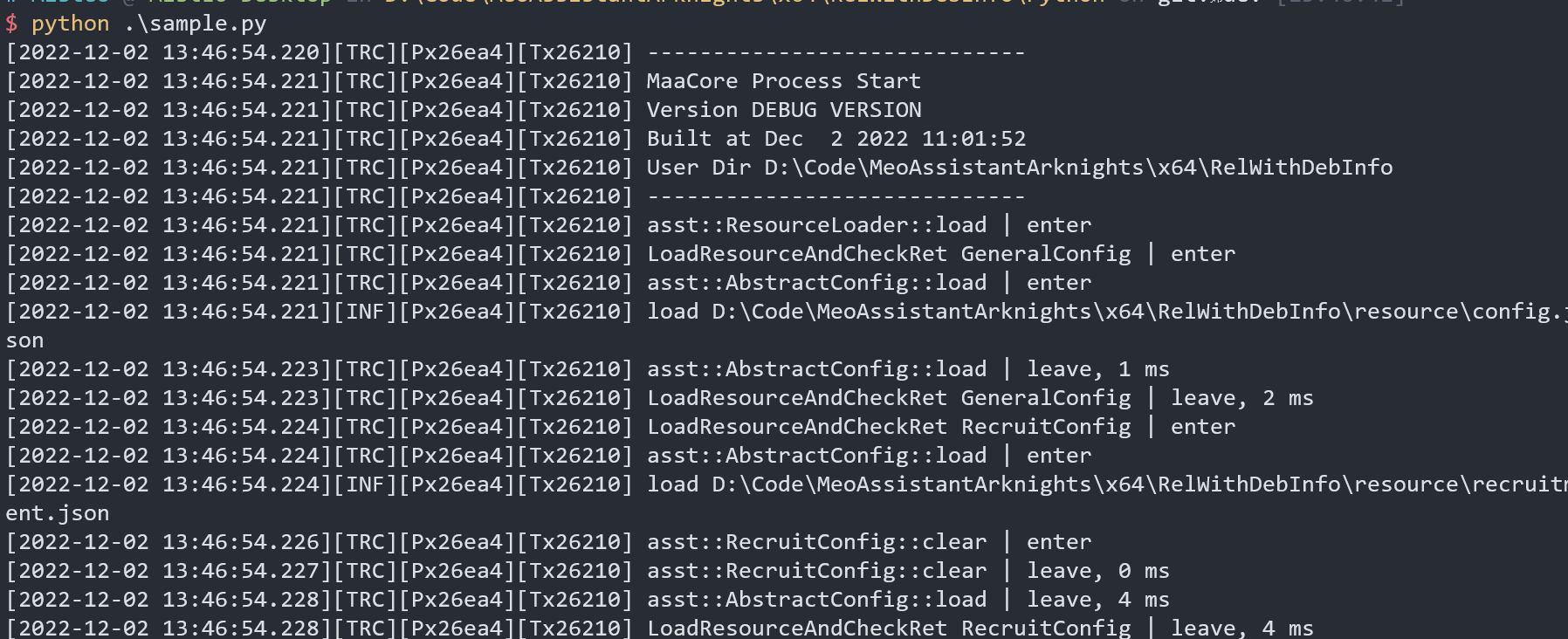提供的Python接口无法调用MAA · Issue #2976 · MaaAssistantArknights ...