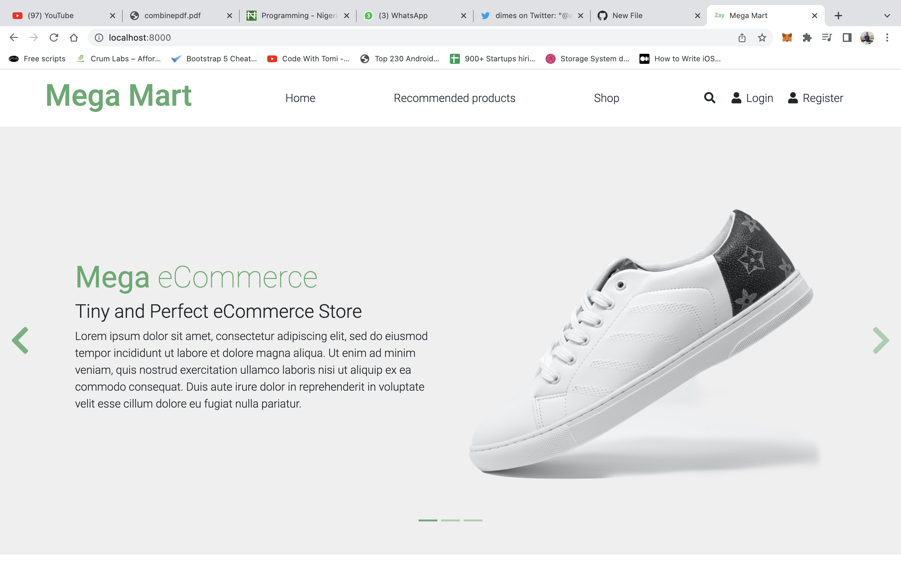 GitHub - Adel09/mega-crm: A Django eCommerce website with an admin ...
