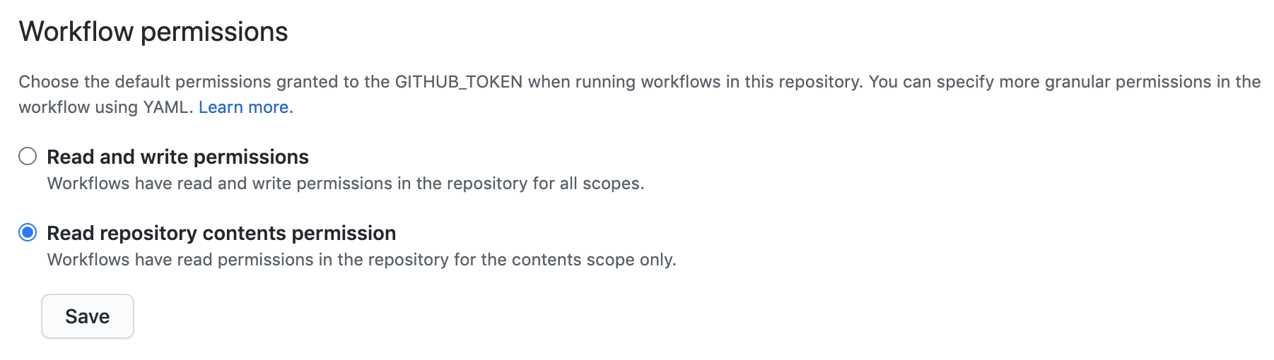 Github Actions Control Permissions For Github Token Github Changelog