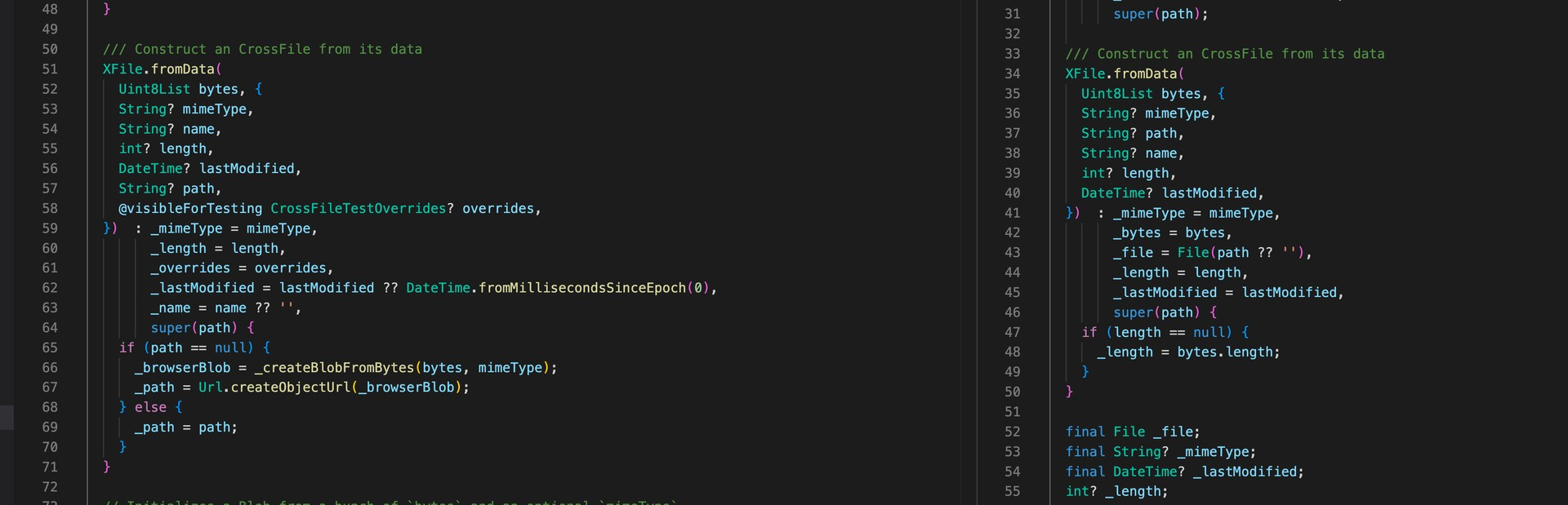 [cross_file]: io name is not applied in constructor · Issue #106411 · flutter/flutter · GitHub