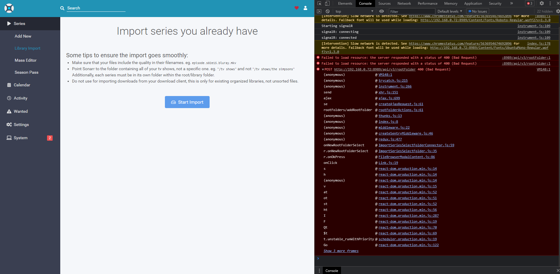 V3 Docker Import Not Working · Issue #4505 · Sonarr/Sonarr · GitHub