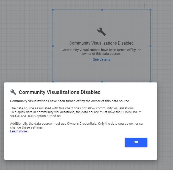 Community visualization has been disabled. · Issue #103 ...