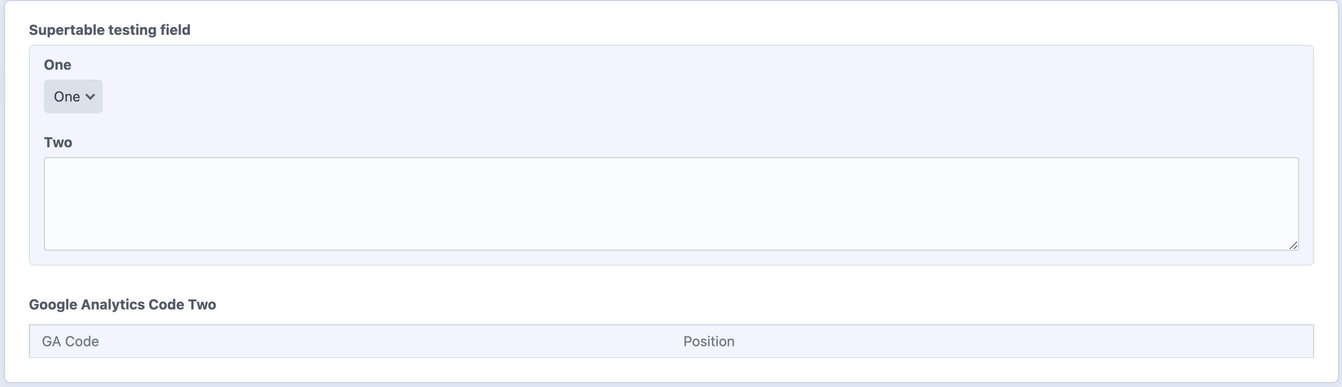 Setting supertable field as static doesn't show the fields - just labels (Craft 4) · Issue #464 ...