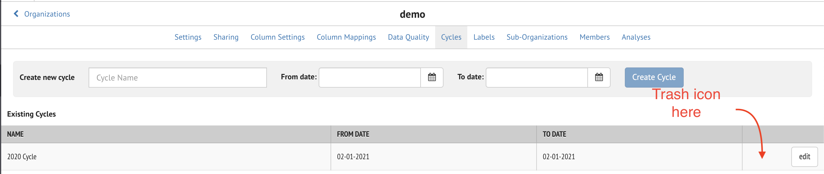 Delete Cycle · Issue #1113 · SEED-platform/seed · GitHub