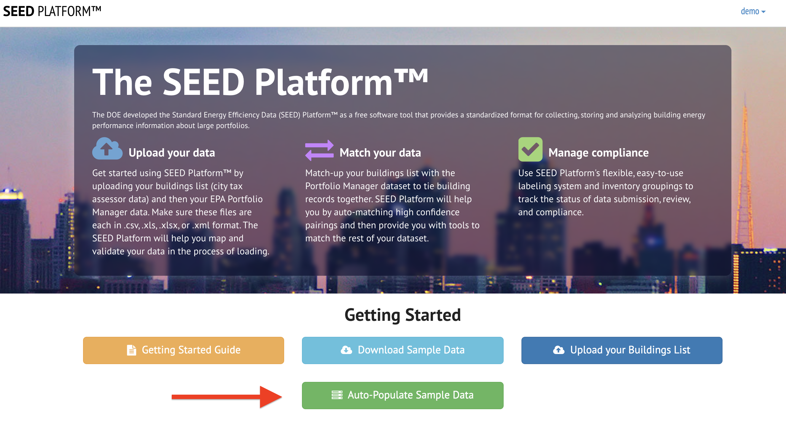 Add sample data record for BETTER · Issue #2702 · SEED-platform/seed ...