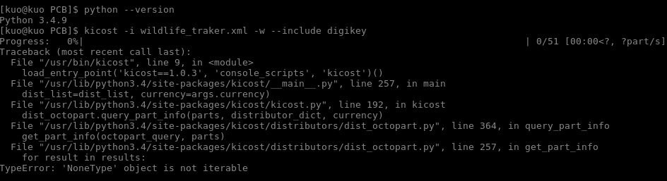 TypeError: unbound method query_part_info() must be called with dist_local_template instance as ...
