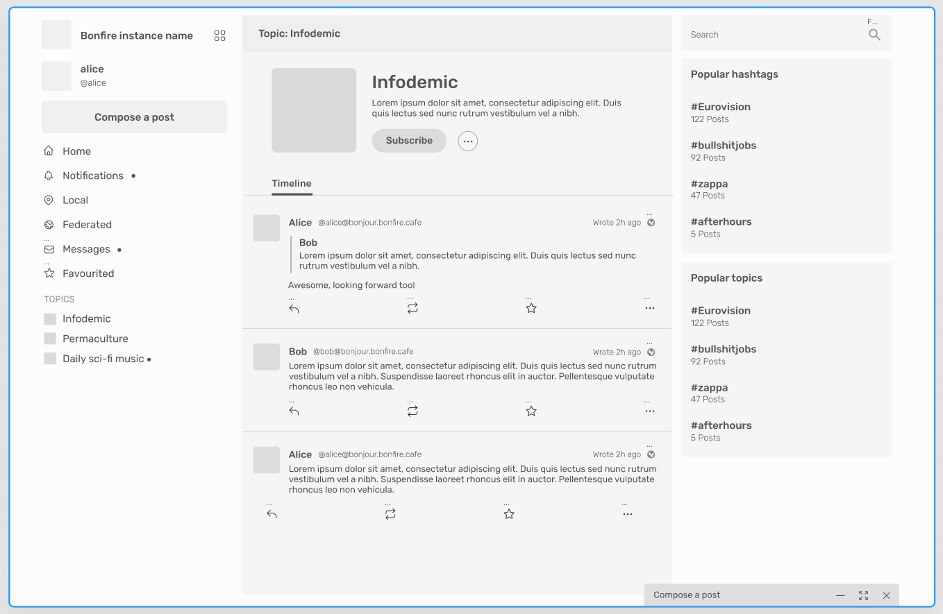 Browse topics · Issue #421 · bonfire-networks/bonfire-app · GitHub