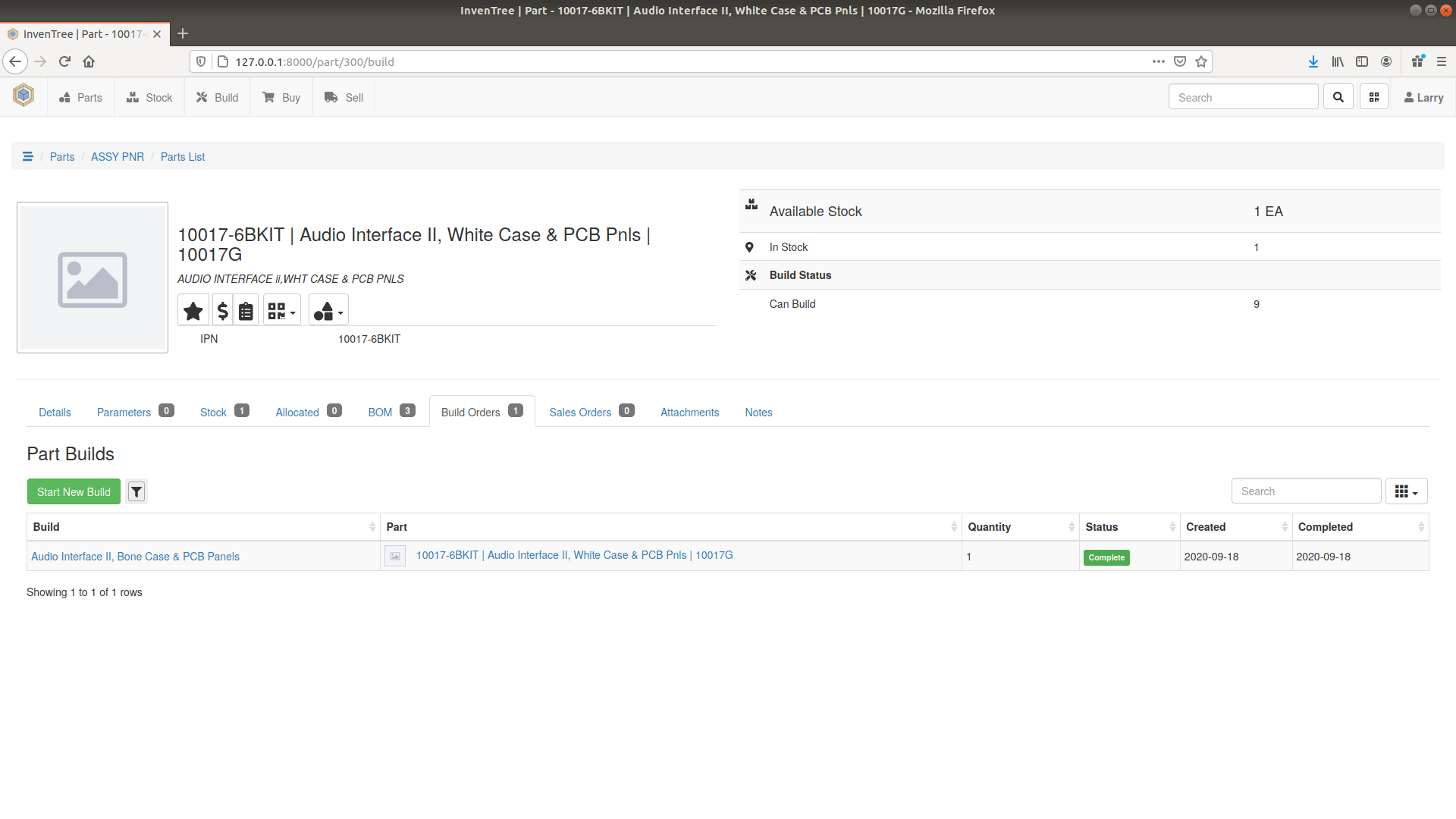 Build Function Still Does Not Work · Issue #989 · inventree/InvenTree ...