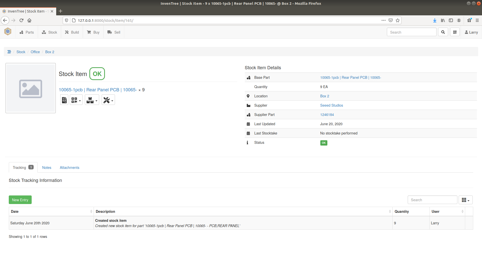 Build Function Still Does Not Work · Issue #989 · inventree/InvenTree · GitHub