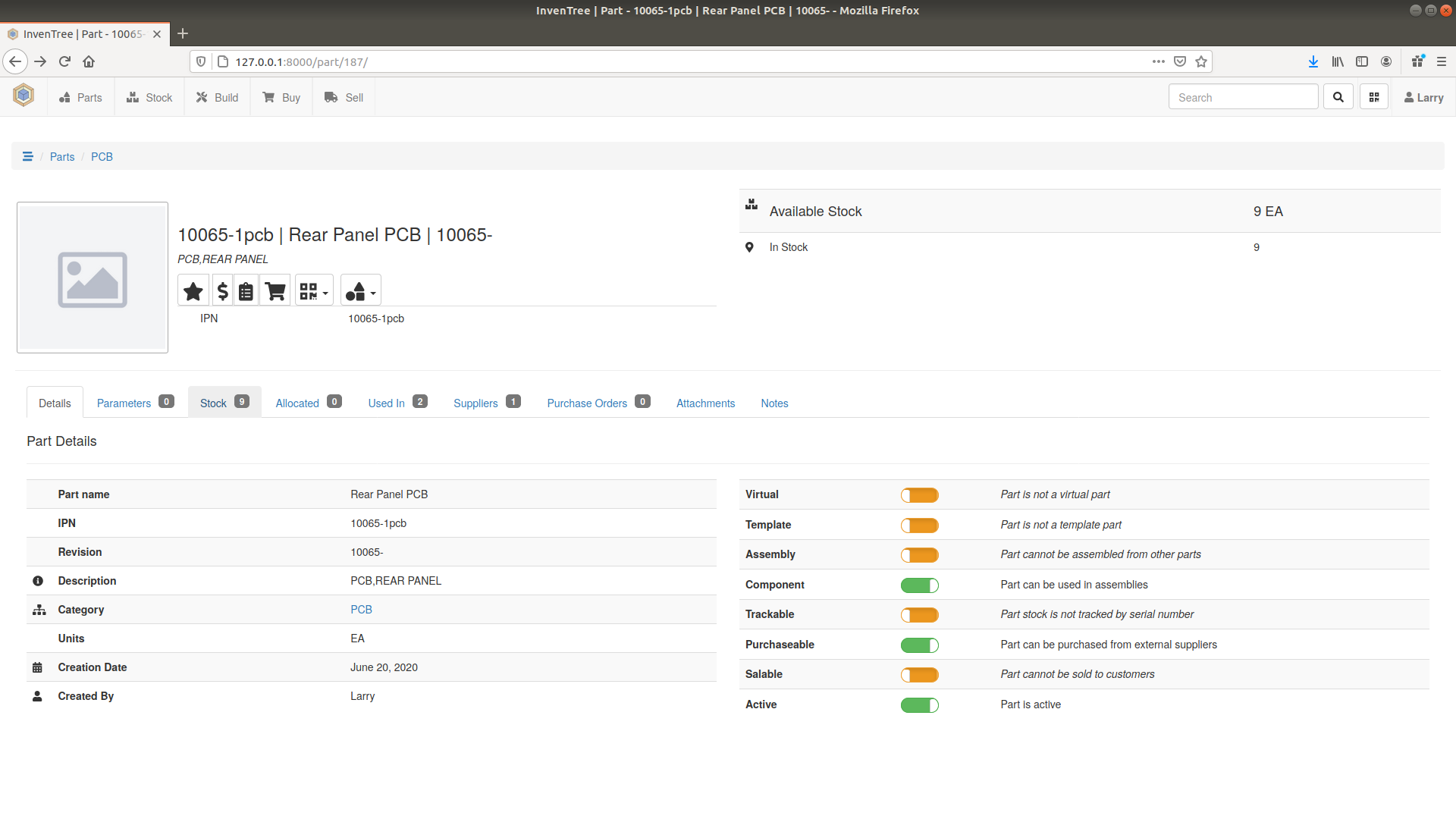 Build Function Still Does Not Work · Issue #989 · inventree/InvenTree · GitHub