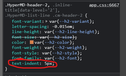 Enhancement: add ability to indent headers separately · Issue #111 · mgmeyers/obsidian-style ...