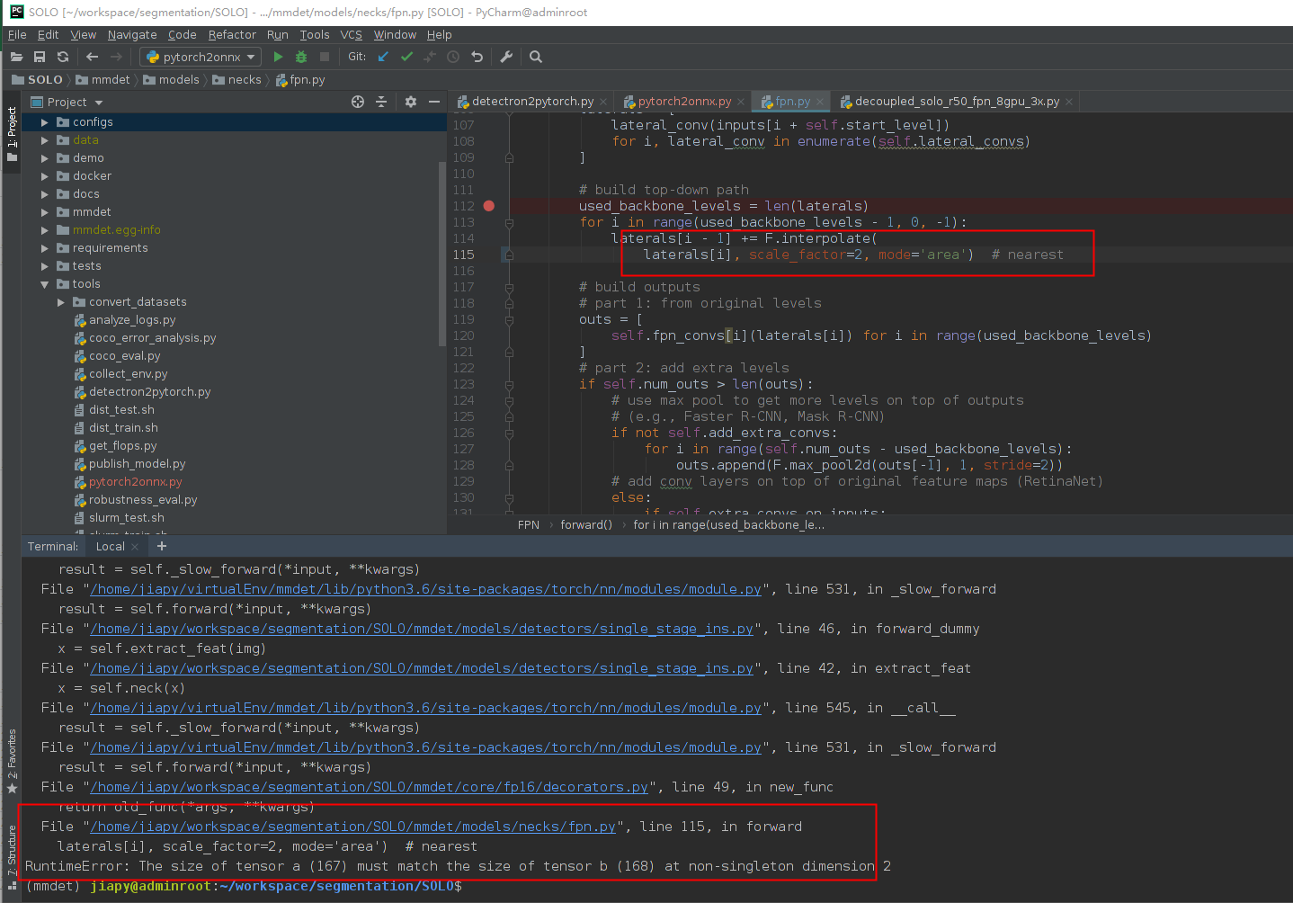 ONNX conversion issue? · Issue #57 · WXinlong/SOLO · GitHub