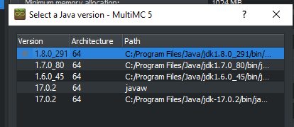 error: Minecraft 1.18 Pre Release 2 and above require the use of Java 17, but im using java 17 ...