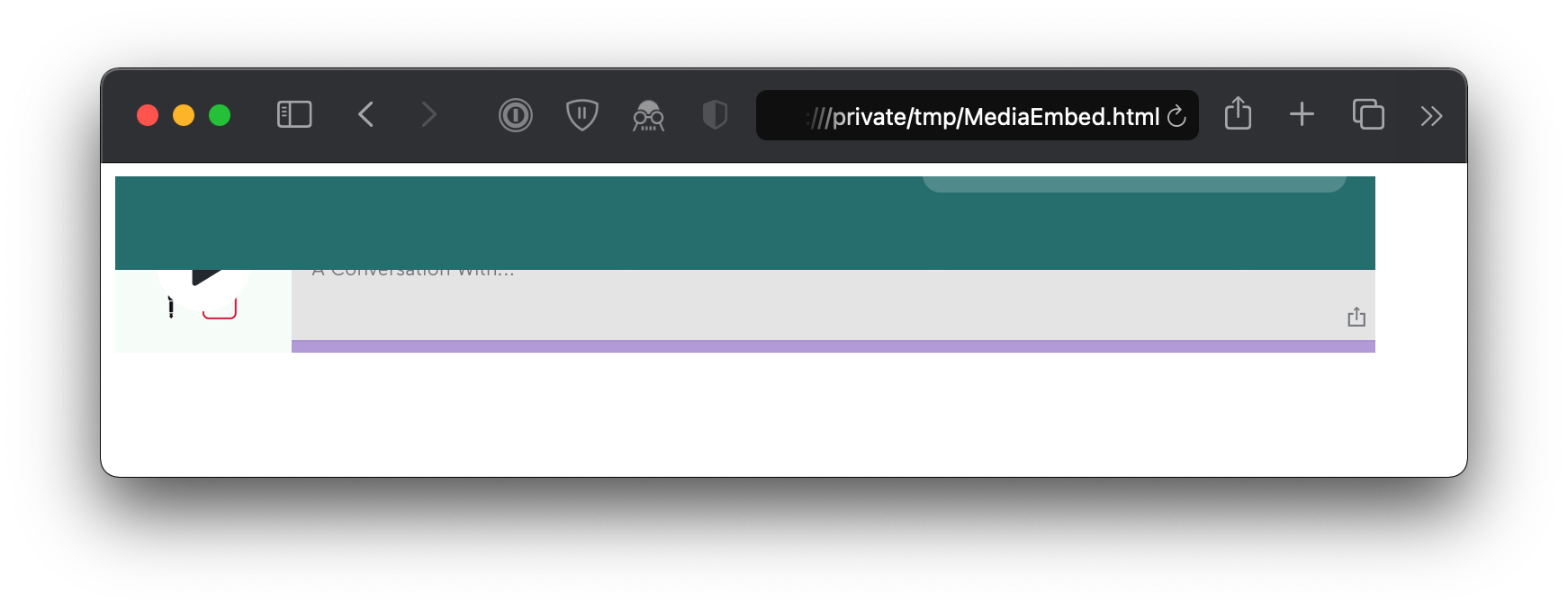 [MediaEmbed] anchor.fm iframe is broken · Issue #158 · s9e/TextFormatter · GitHub