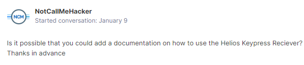Helios Keypress Receiver Documentation · Issue #400 · HeliosVirtualCockpit/Helios · GitHub