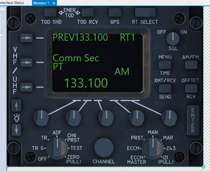 1.6.6000.0 ARC-210 Channel Selector know only incrementing. Textual ...