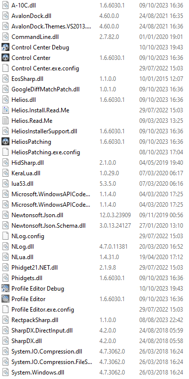 1.6.603 Pre-Release Checks · Issue #769 · HeliosVirtualCockpit/Helios · GitHub