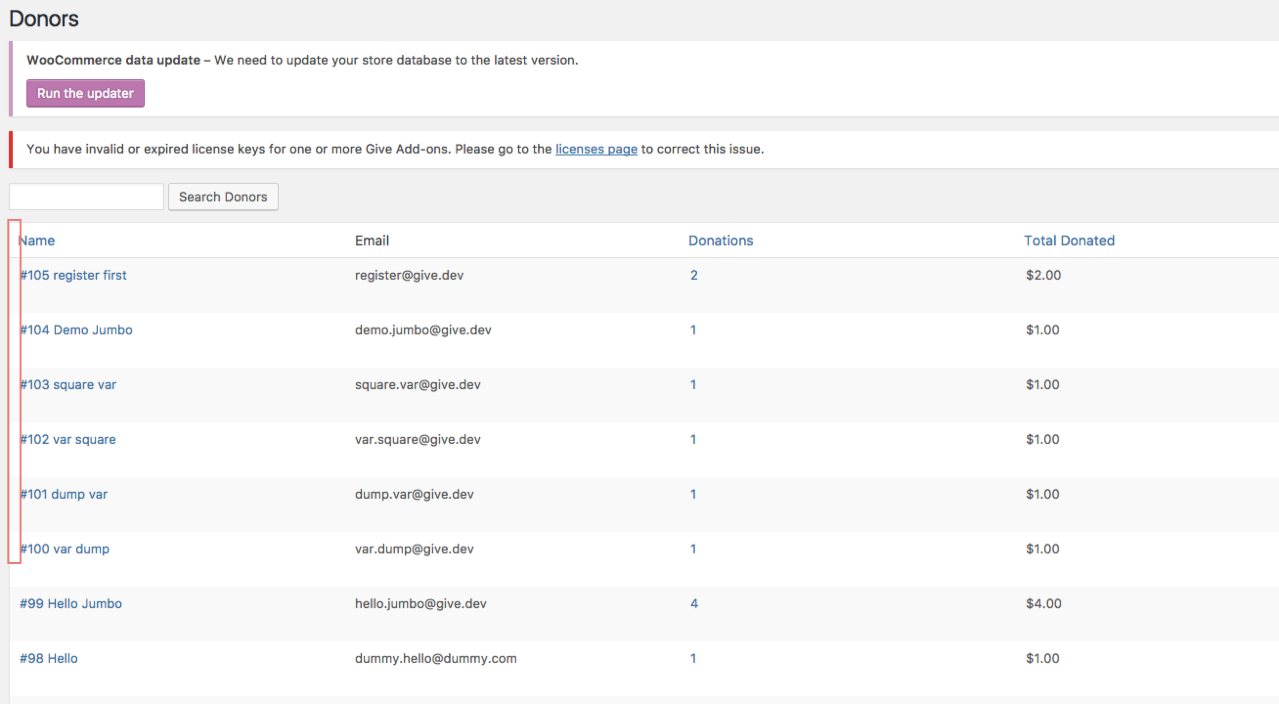 Bulk Actions for Donors · Issue #2086 · impress-org/givewp · GitHub
