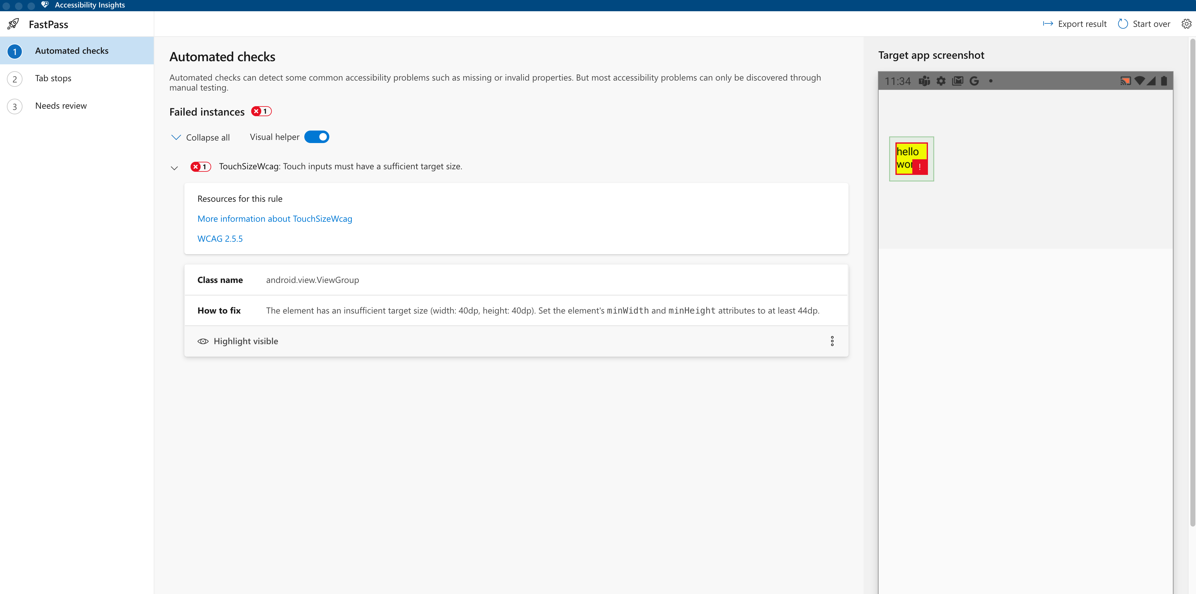 HitSlop not taken into account when determining button size · Issue #4595 · microsoft ...