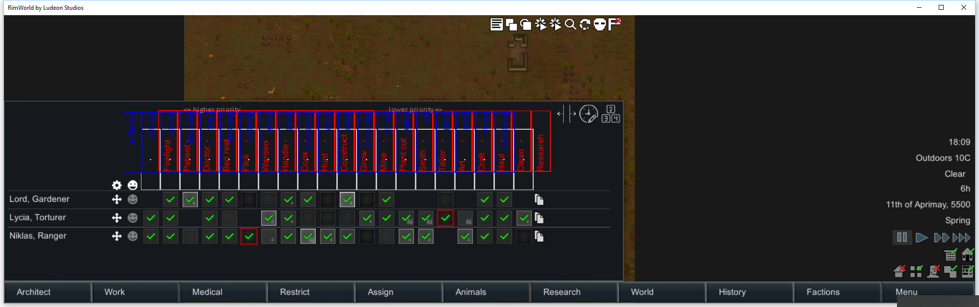 [b18] UI scale causes work labels to be displayed outside the work tab · Issue #77 · fluffy-mods ...