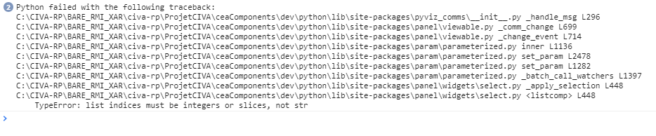Cross Selector error · Issue #319 · holoviz/panel · GitHub