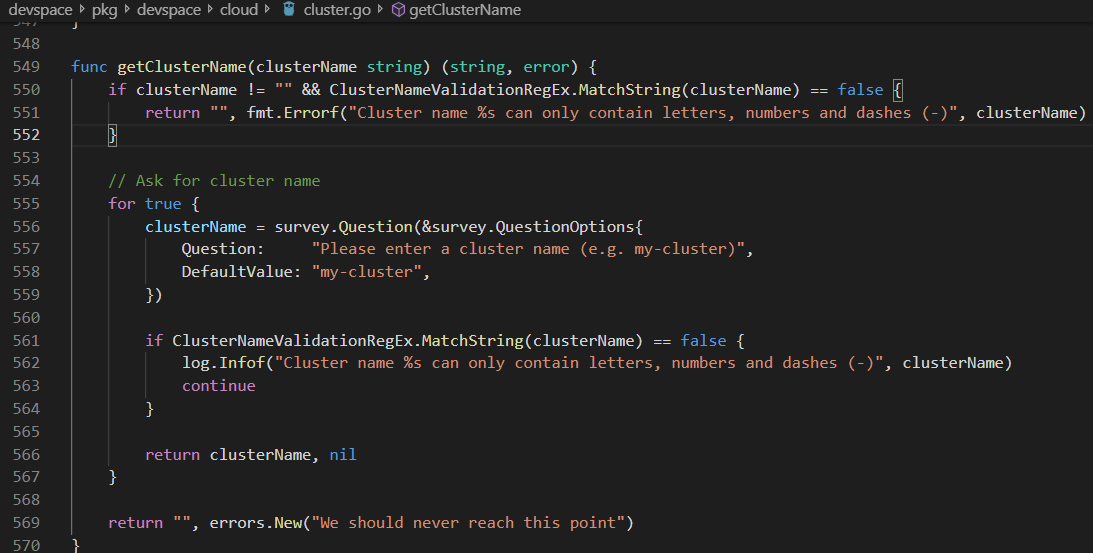 getClustername doesn't use parameter clusterName · Issue #585 ...