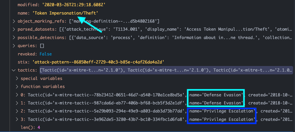 Duplicated tactics in a technique · Issue #115 · swimlane/pyattck-data ...