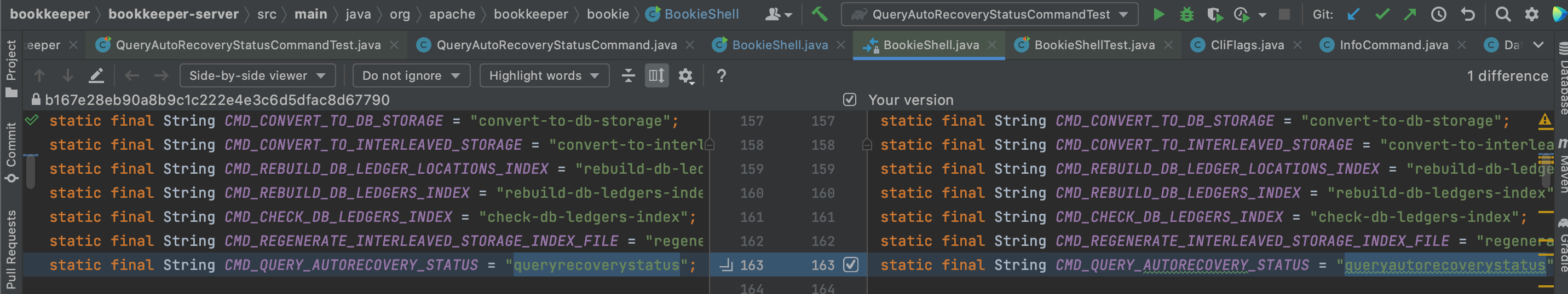 Fix Bookie Shell Queryautorecoverystatus Command Not Working · Issue 3459 · Apache