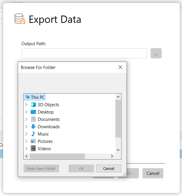 Export Data -> Output Path: -> Windows File Explorer Quick Access · DaxStudio DaxStudio ...