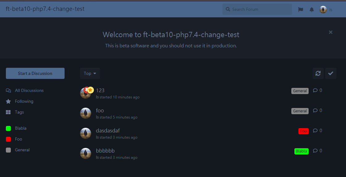 Flarum Beta 10, 11 Not Support in PHP 7.4.1 · Issue #1980 · flarum/framework · GitHub
