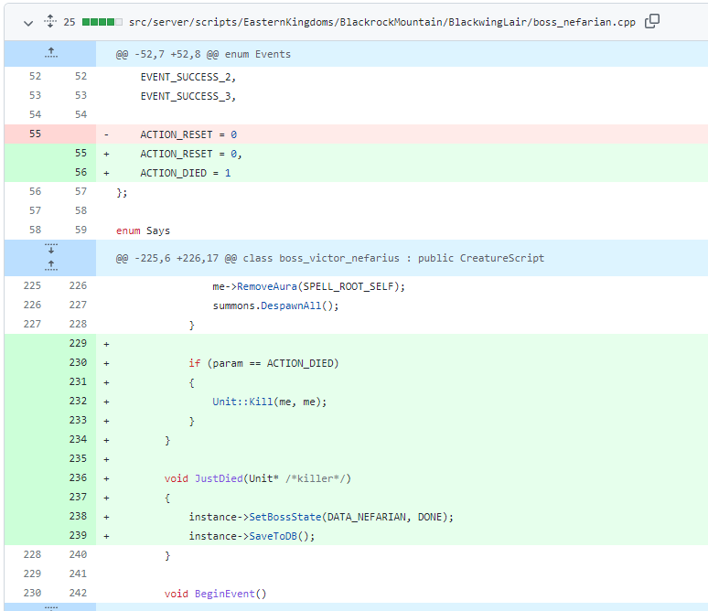 [BWL] Nefarian Reset mechanics · Issue #10951 · azerothcore/azerothcore-wotlk · GitHub